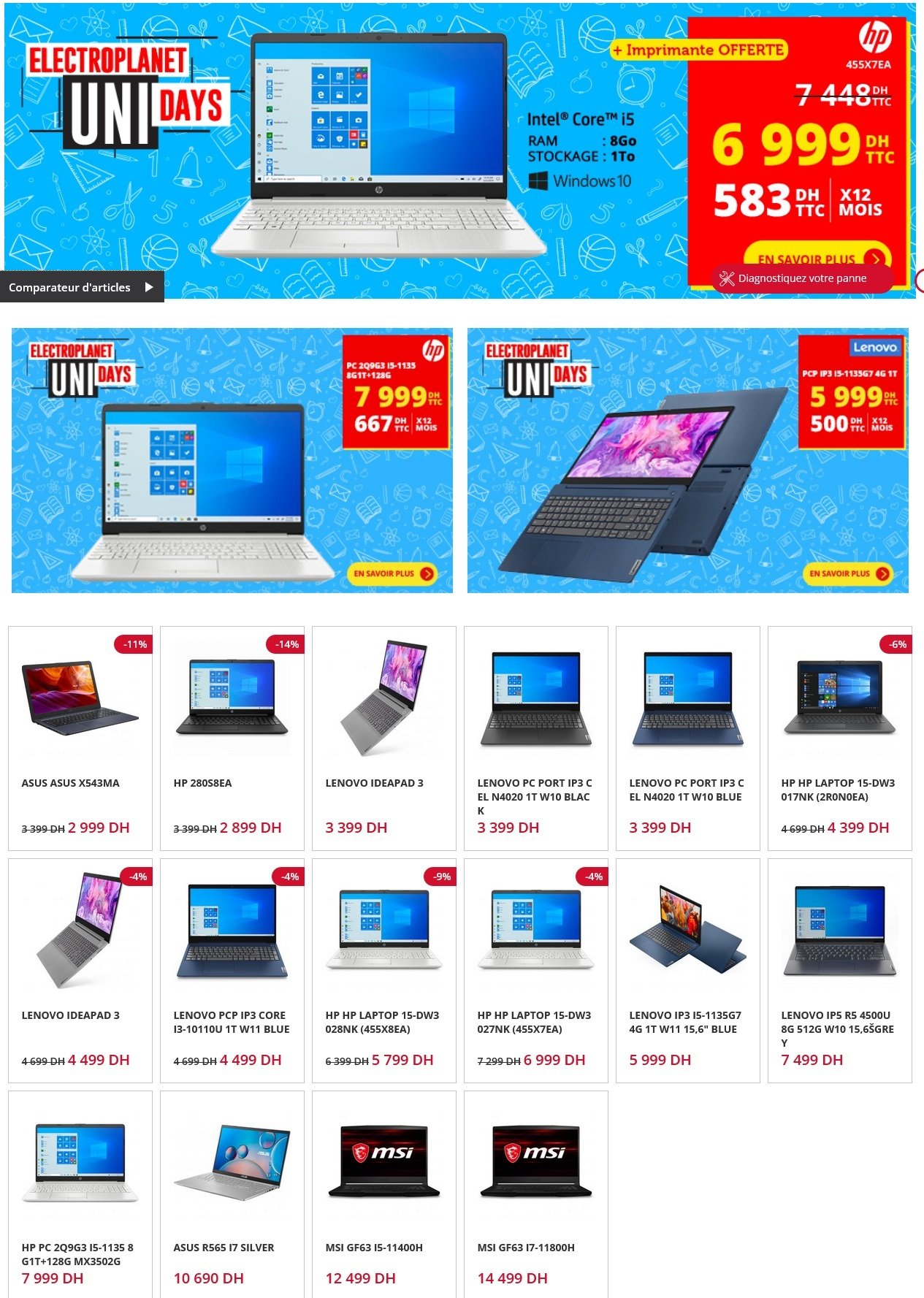 Soldes electroplanet back to school Septembre 2022