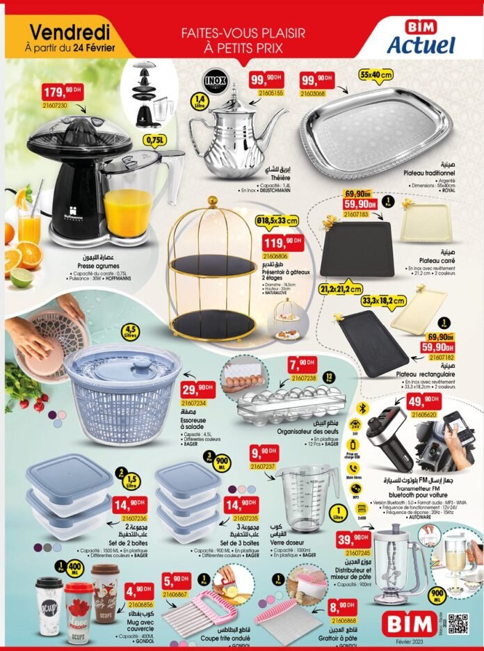Catalogue bim 24 février 2023 divers produits