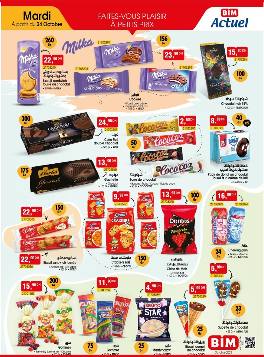 Catalogue bim maroc 24 octobre 2023 spicial chocolat